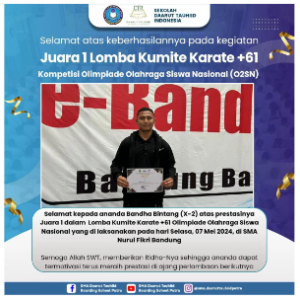 Alhamdulillah, Siswa SMA DTBS Putra Ini Raih Juara 1 pada Kompetisi ...